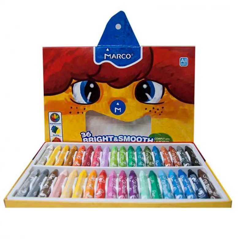 Пастель масляна MARCO Colorite 36 кольорів (1100С-36/1100OP-36CB ...